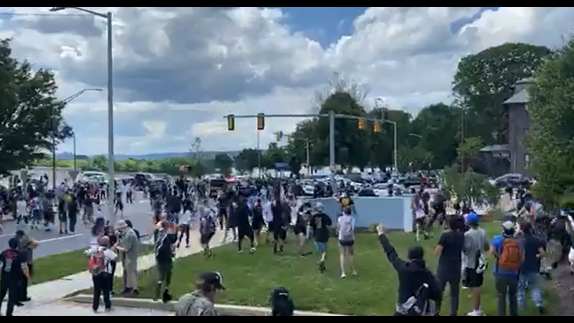 Protests escalate to the city of Harrisburg being placed on lock down ...