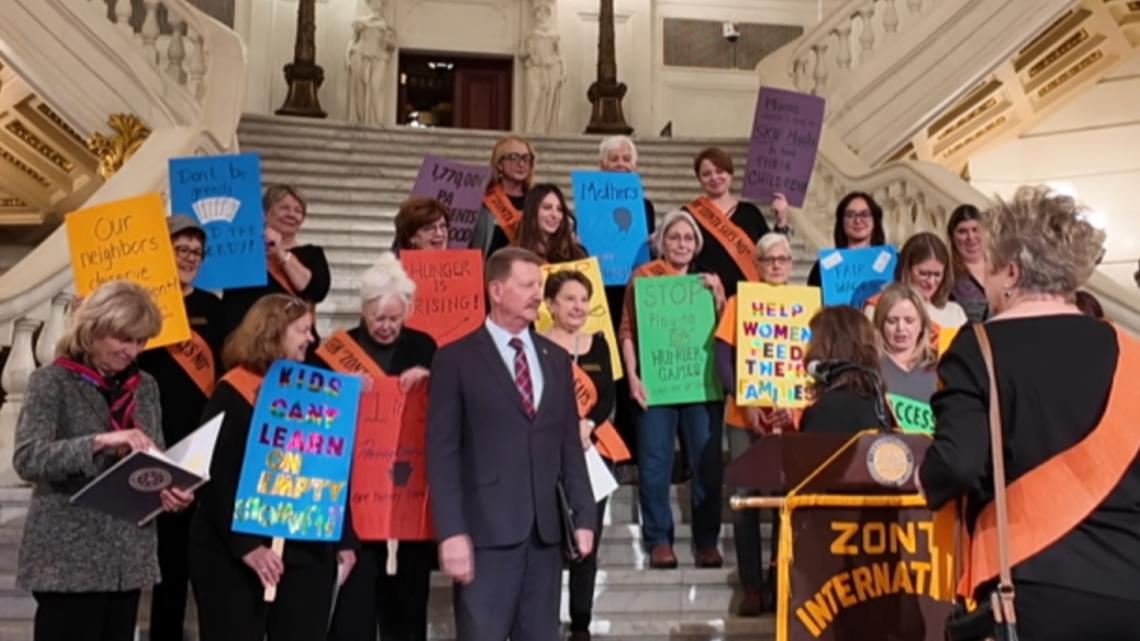 Zonta Club holds press conference at Capitol to tackle food insecurity ...