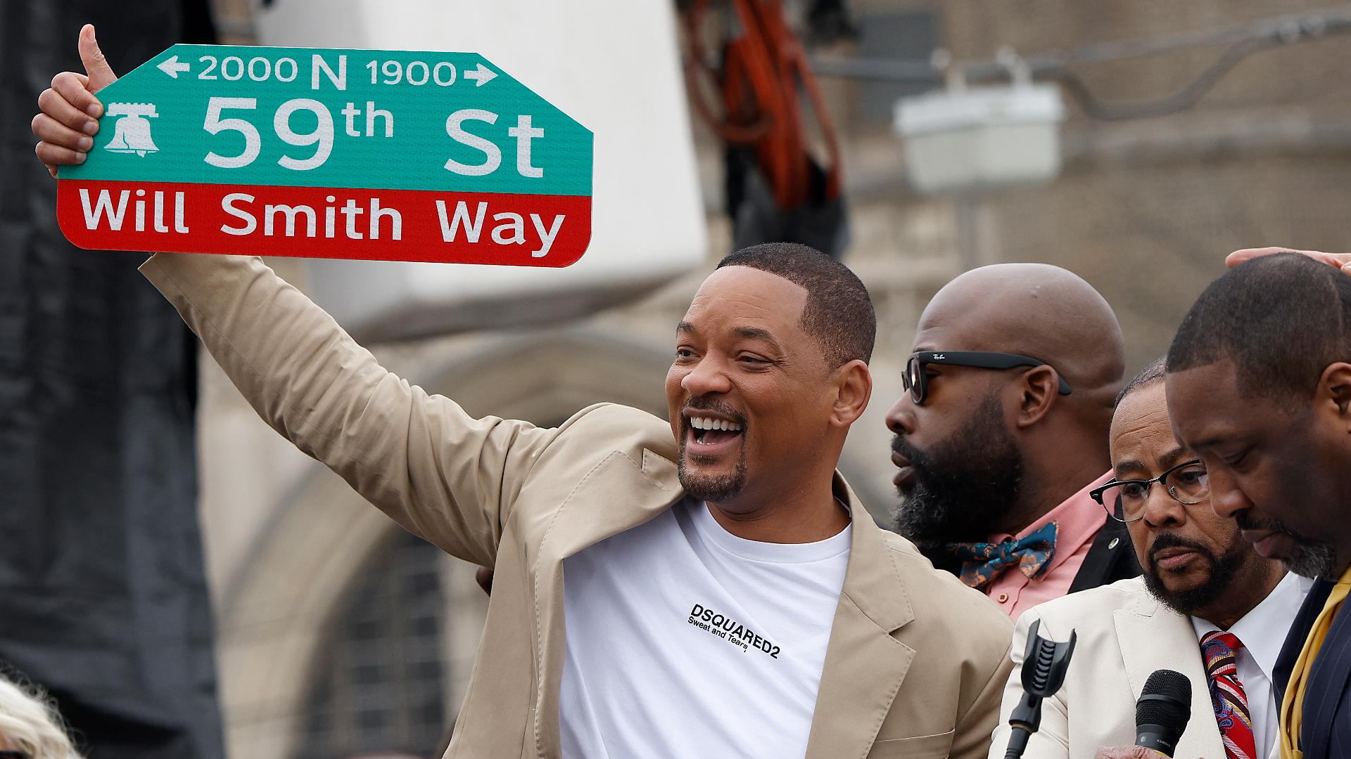 Will Smith gets a street named after him in Philadelphia neighborhood ...