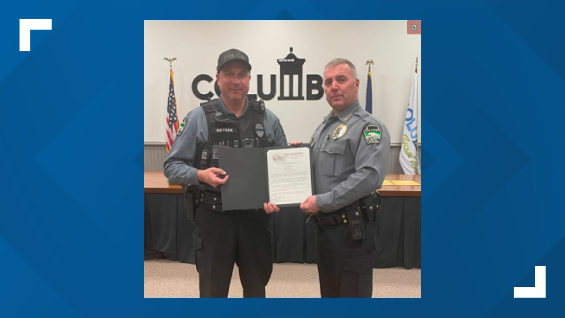 Lancaster County police officer honored after saving woman's life ...