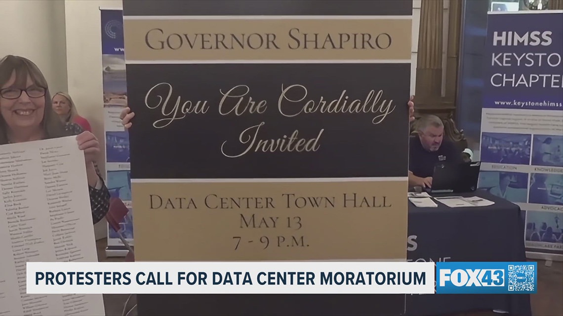 Advocates call for data center moratorium in Pennsylvania Capitol ...