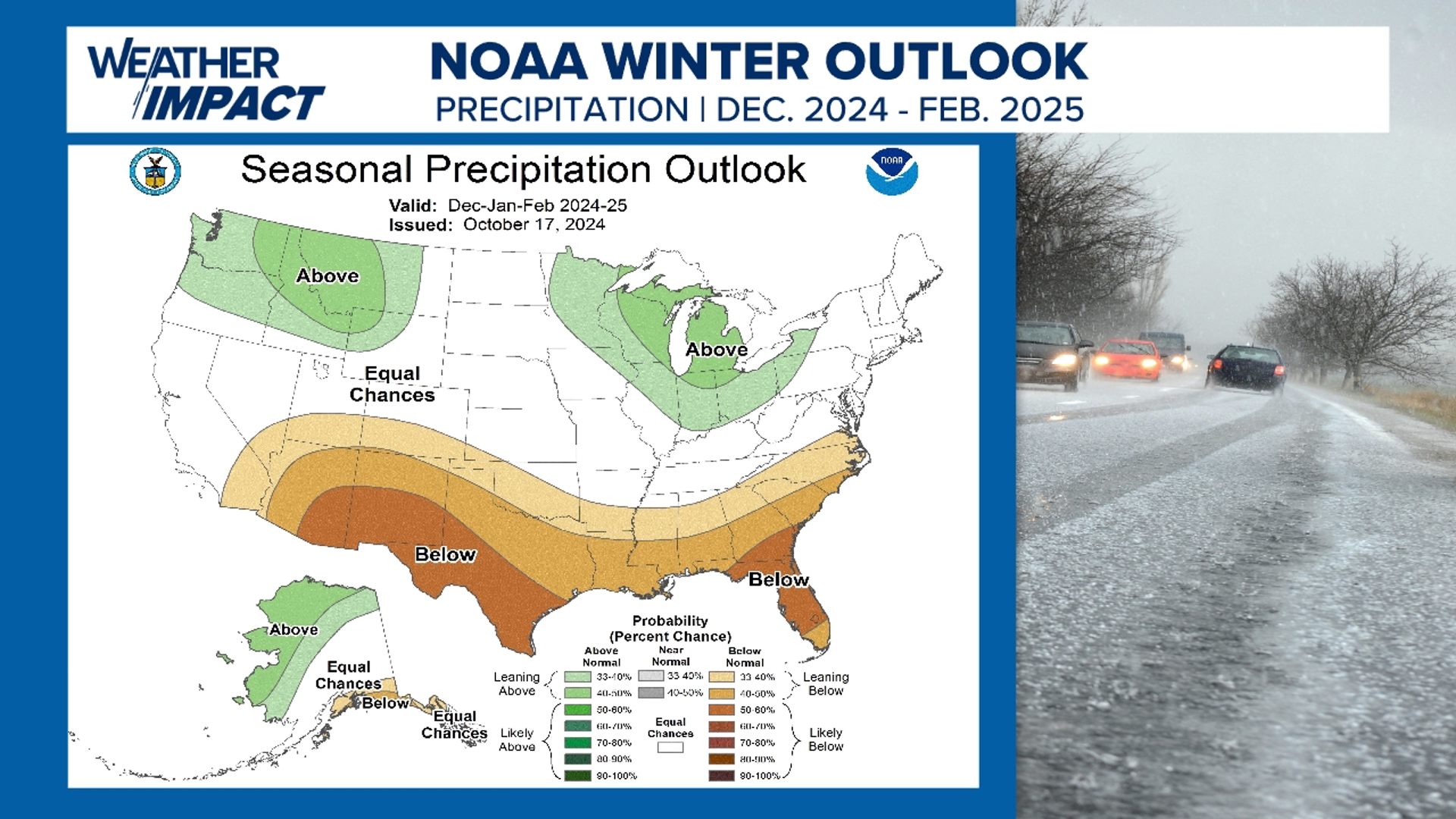 NOAA releases 2024-25 winter forecast outlook | fox43.com