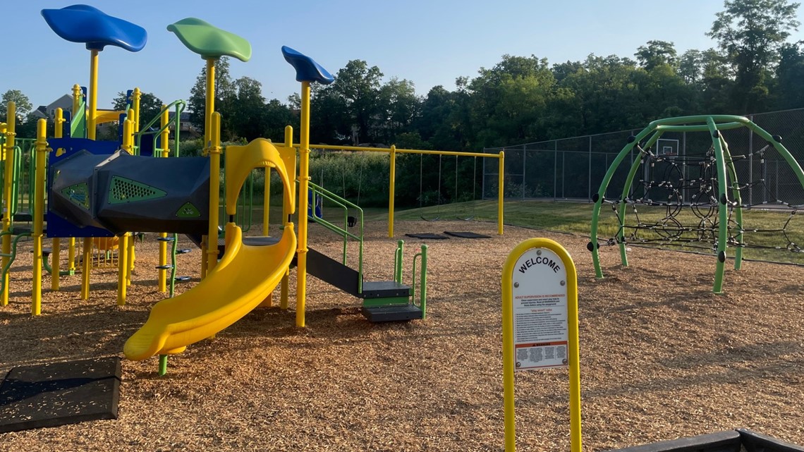 Swing and slide into a new playground at Edgemont Community Park ...