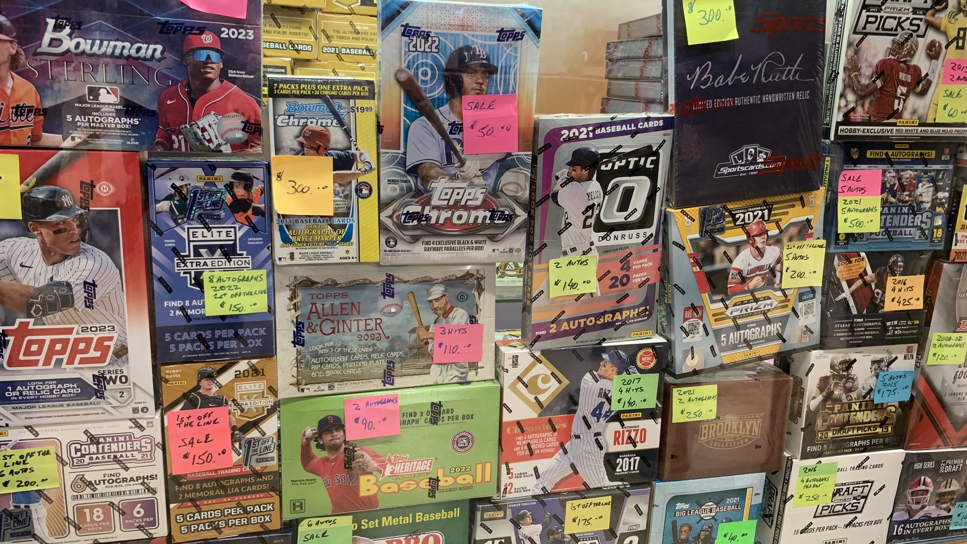 Inside Jason's Sports Cards | A sports card & memorabilia dealer ...