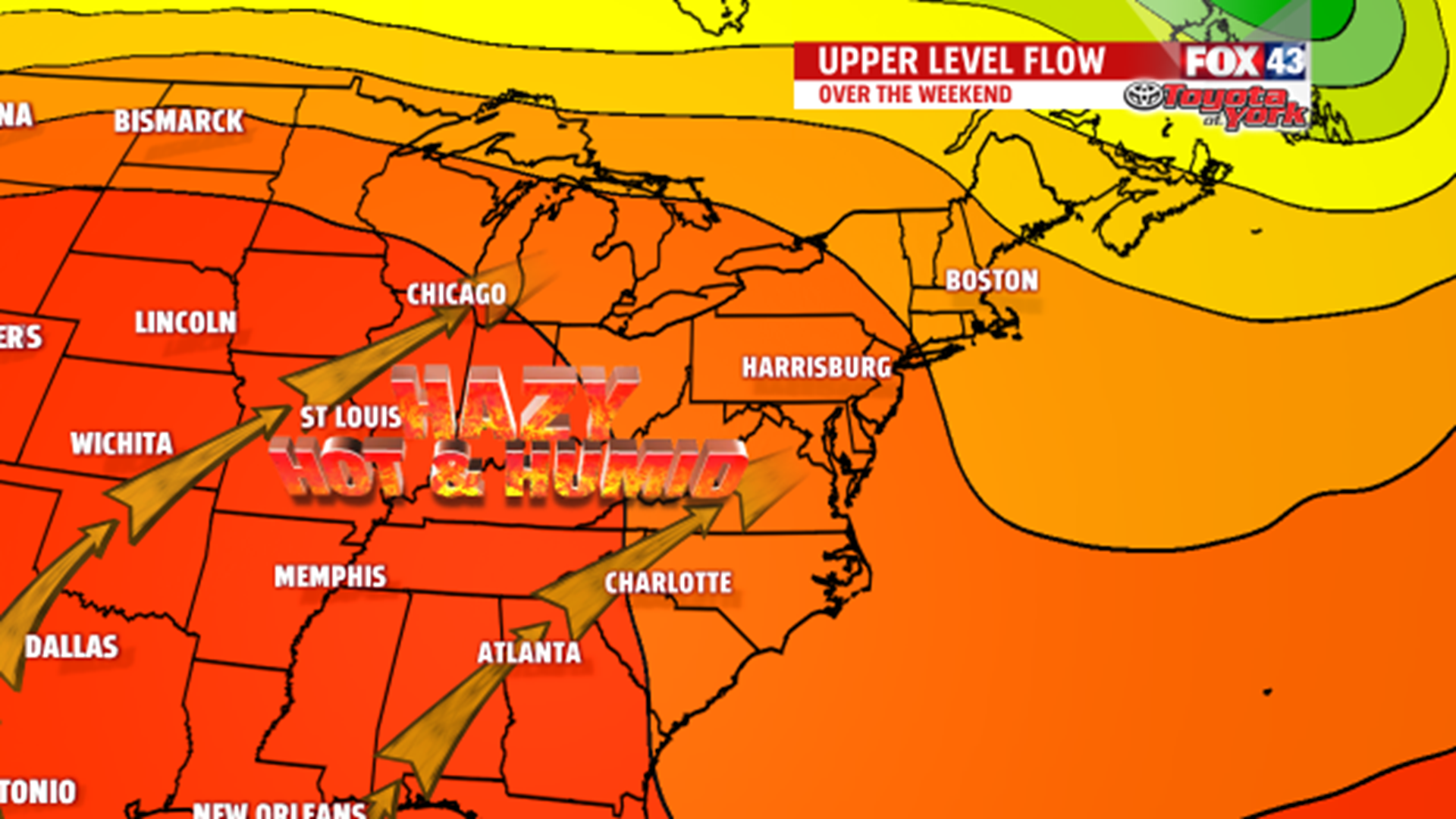 Warming close to 90 degrees Thursday | fox43.com