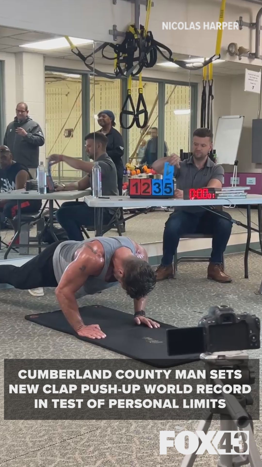 Cumberland County man sets new Guinness World Record for most clap push ...
