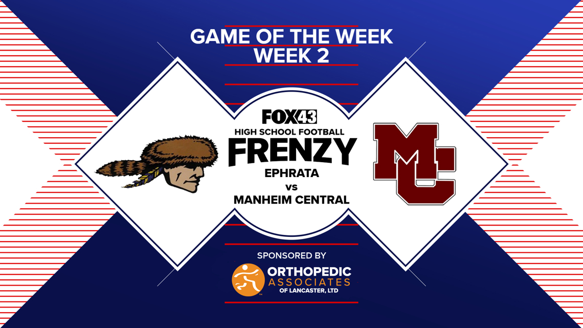 FOX43High School Football Frenzy Game of the Week: Manheim Central ...