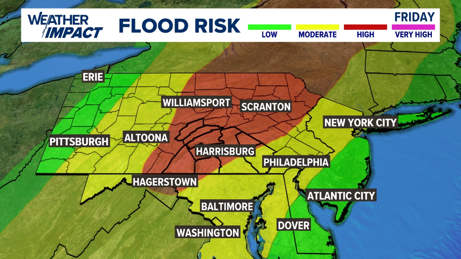 Debby forecast for Pennsylvania | Spaghetti models, latest track ...