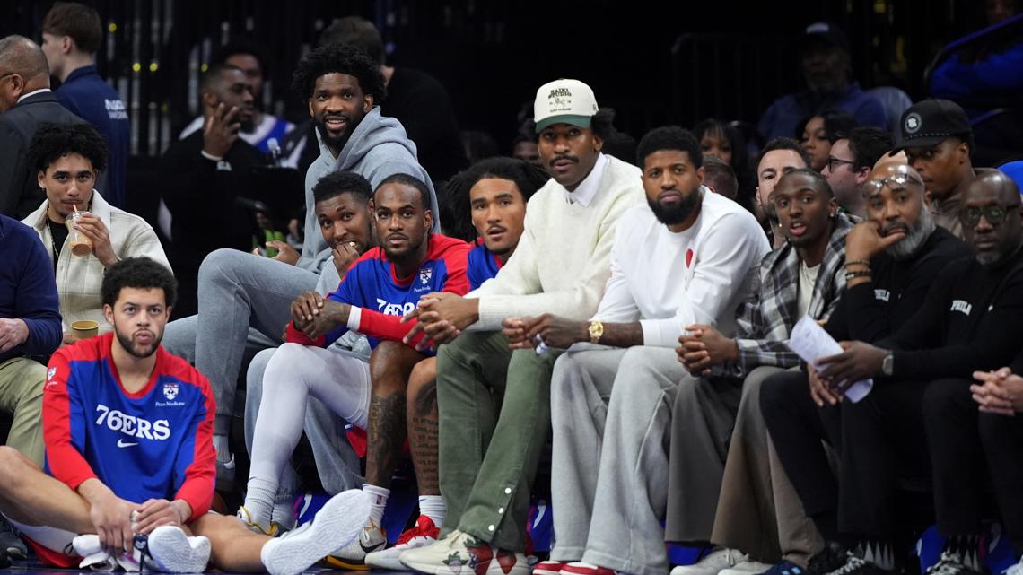 Embiid set for arthroscopic surgery on left knee | fox43.com