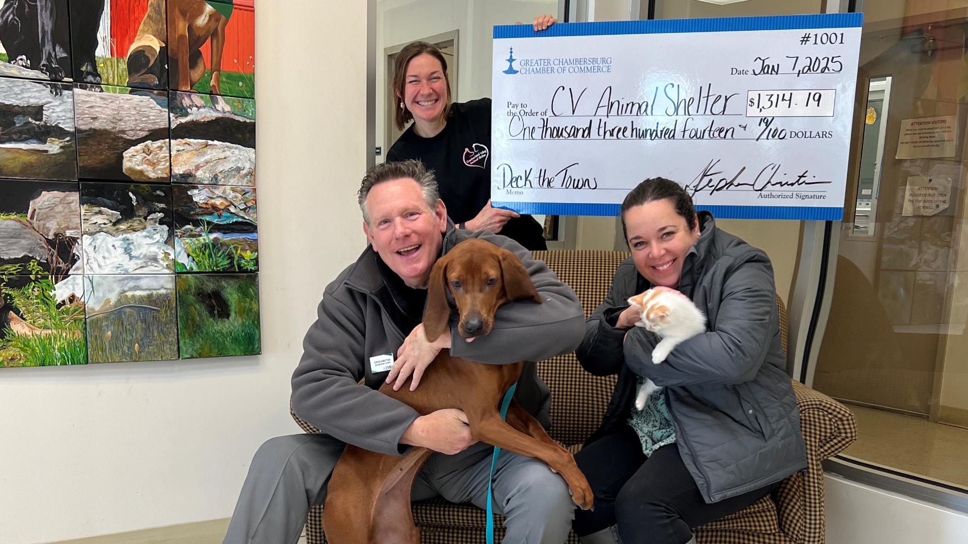 Chambersburg animal shelter receives donation | fox43.com