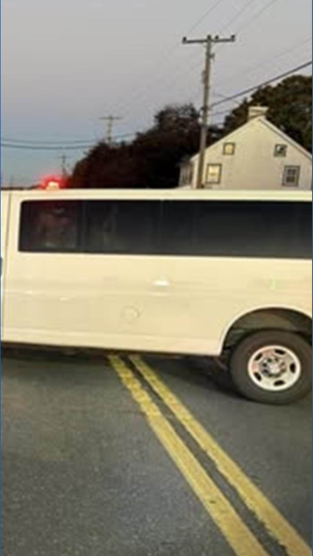 Van and tractor collide on Route 322 in Lancaster County | fox43.com