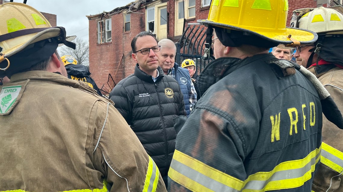 Governor Josh Shapiro visits site of West Reading explosion | fox43.com