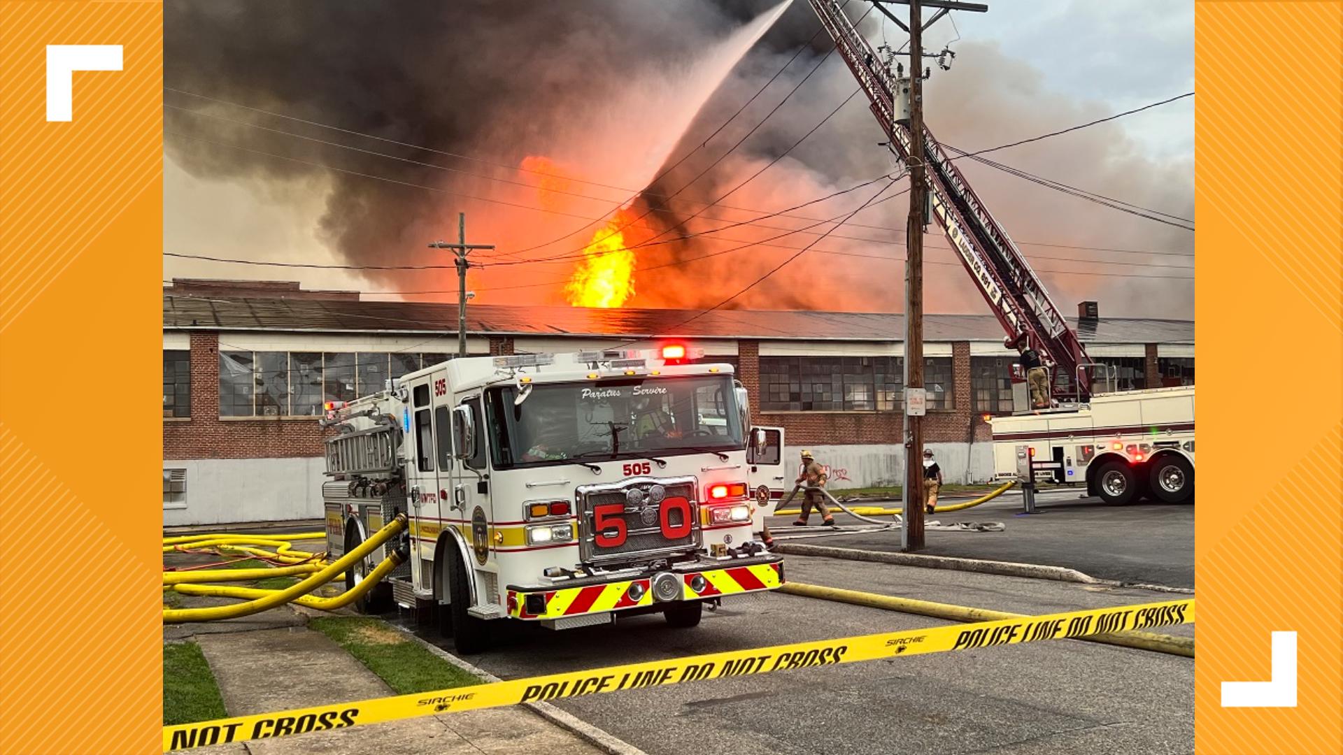 Massive fire reported in York County | fox43.com