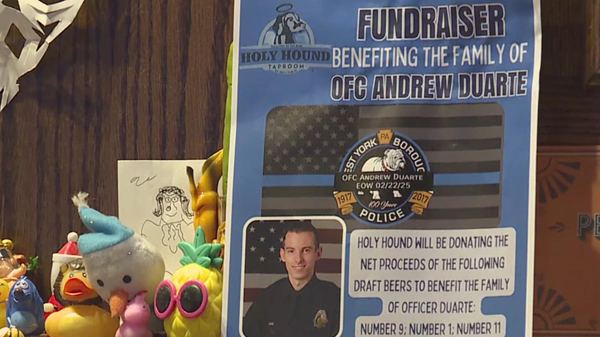 York community rallies around fallen officer's family with local ...
