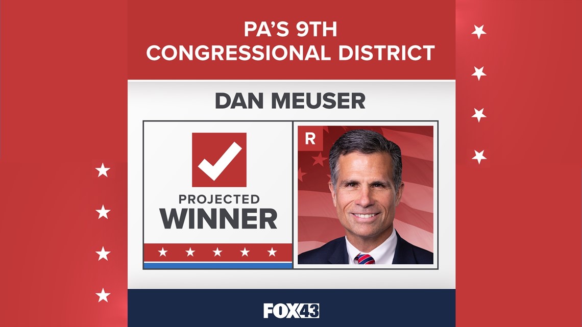 Representative Meuser wins PA 9th Congressional District | fox43.com