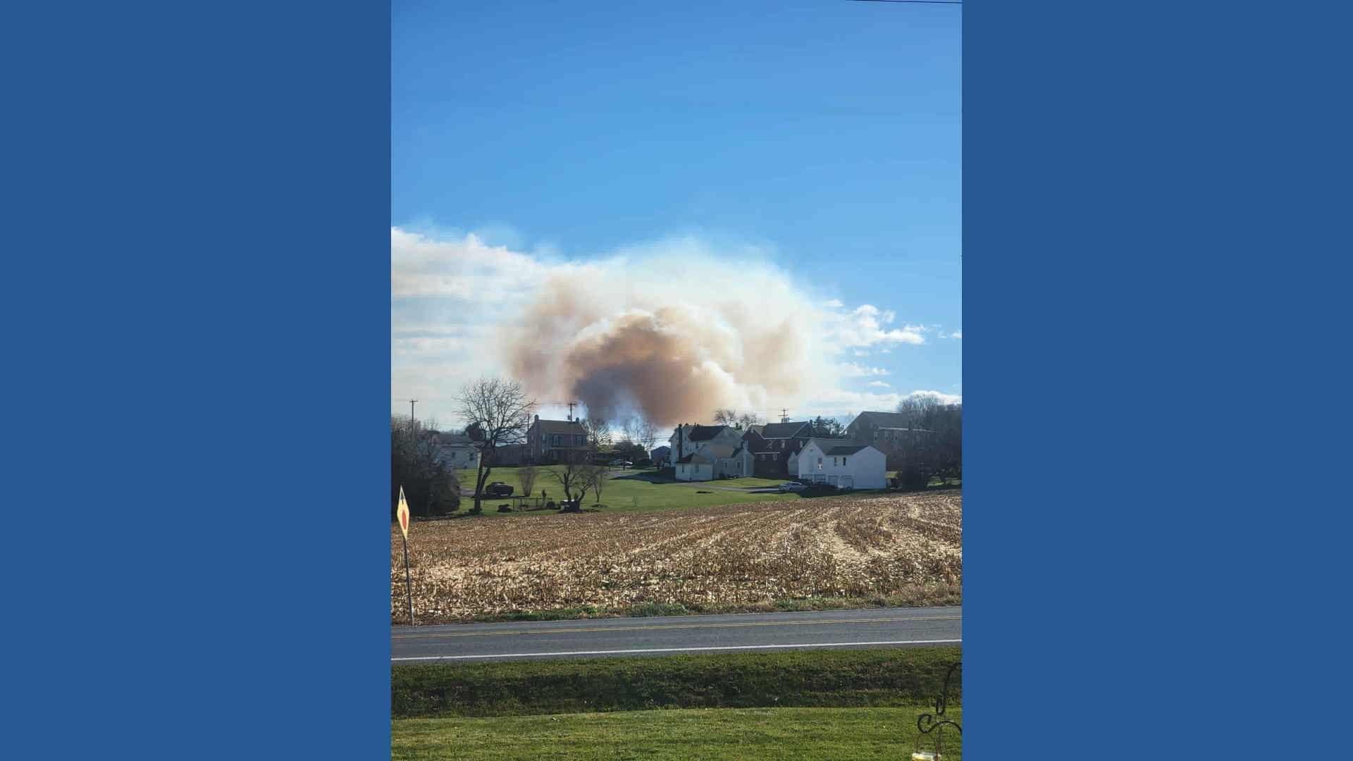 Fire on Winterstown Road quickly spreads into surrounding area | fox43.com
