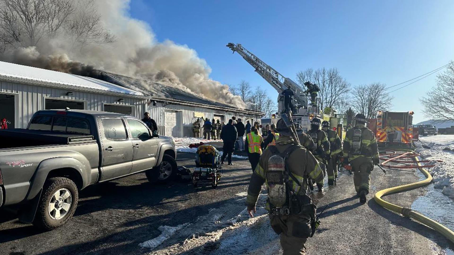 Several chickens and goats die in Franklin County barn fire | fox43.com