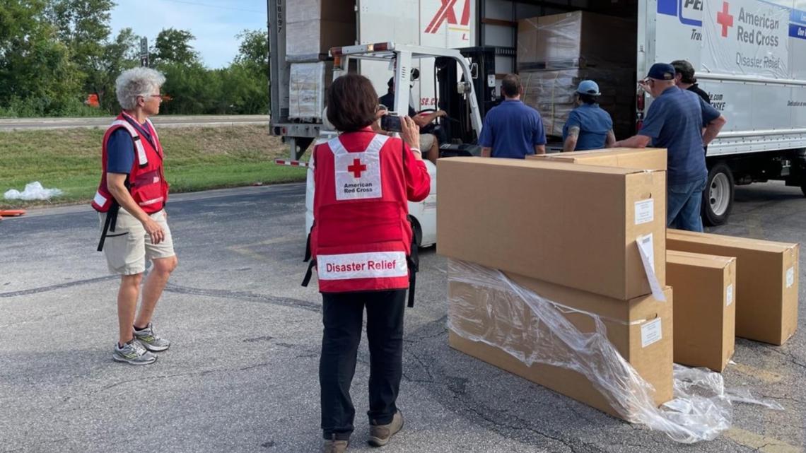 Red Cross volunteers from Pennsylvania help in Hurricane Beryl relief ...