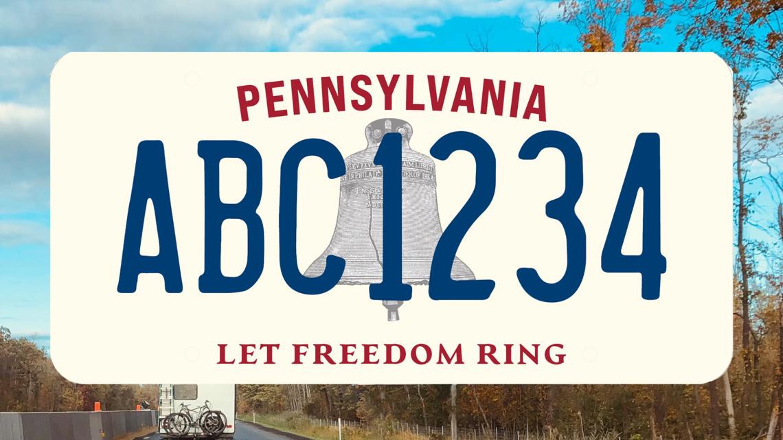 Pa. announces license plate, welcome sign redesign | fox43.com