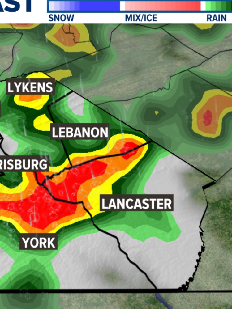 Weather Impact Alert | Possible torrential rain, possible flash ...