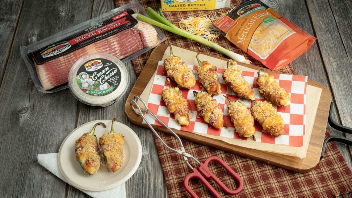 John F. Martin cooks their bacon-wrapped jalapeño poppers | fox43.com