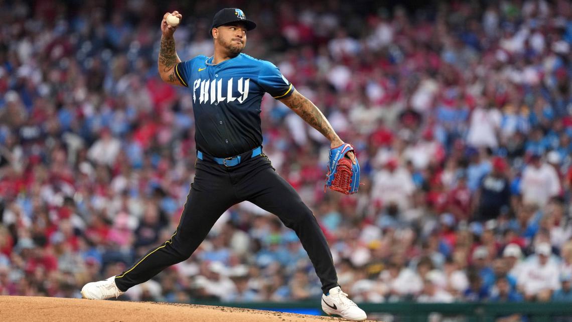 Phillies replace Taijuan Walker with Mick Abel | fox43.com