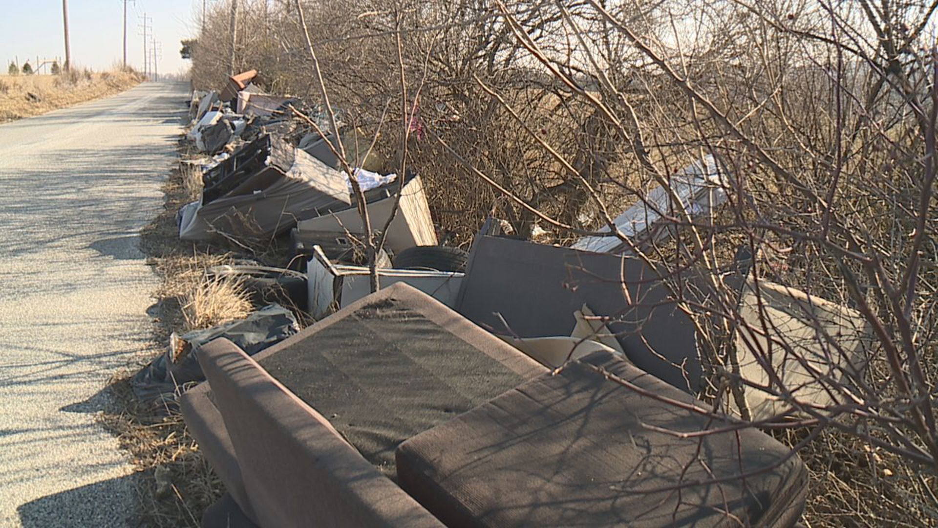 Illegal dumping along Old Salem Road continues to frustrate West ...