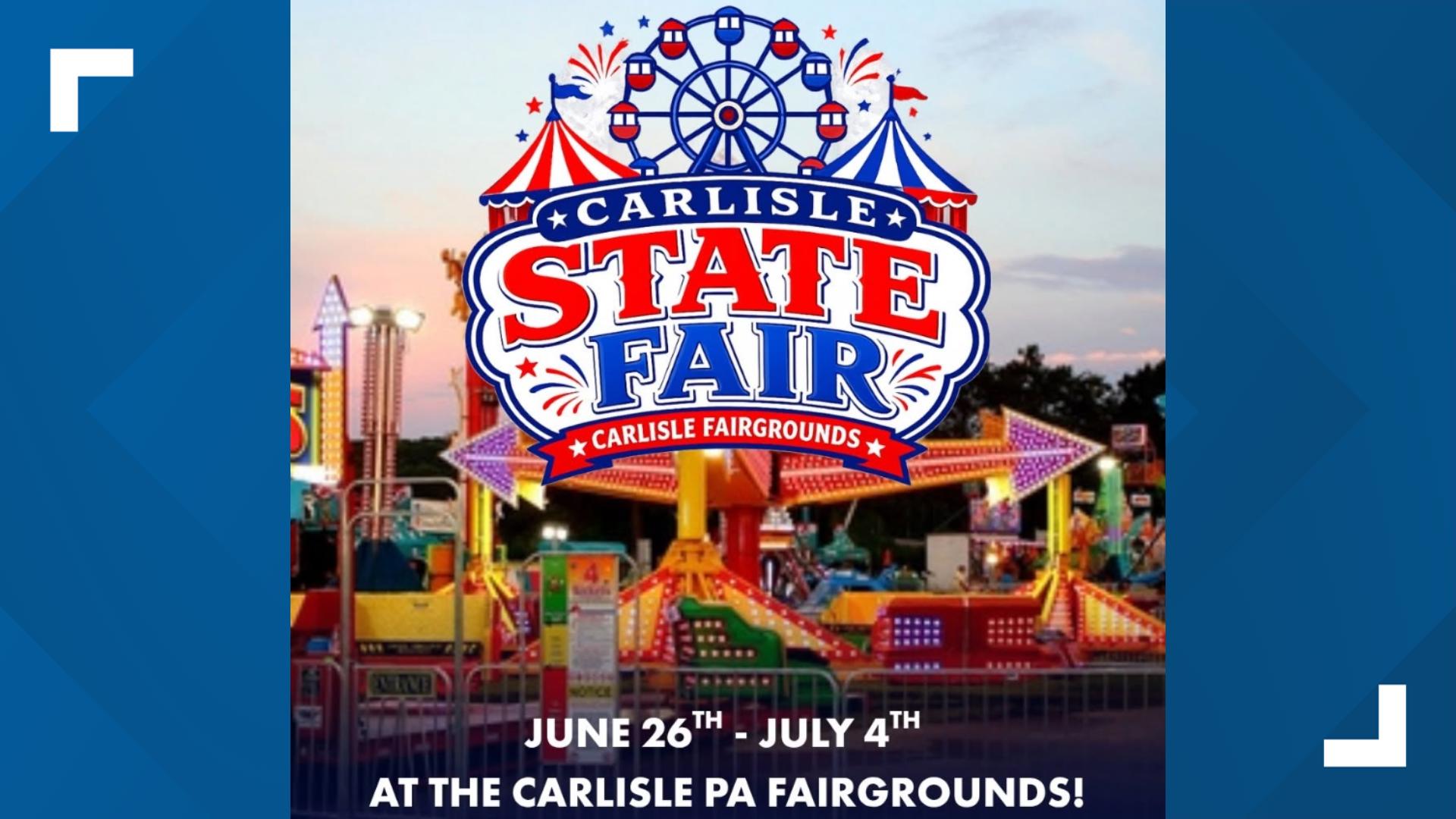 Carlisle State Fair is coming to the Carlisle Fairgrounds later this ...