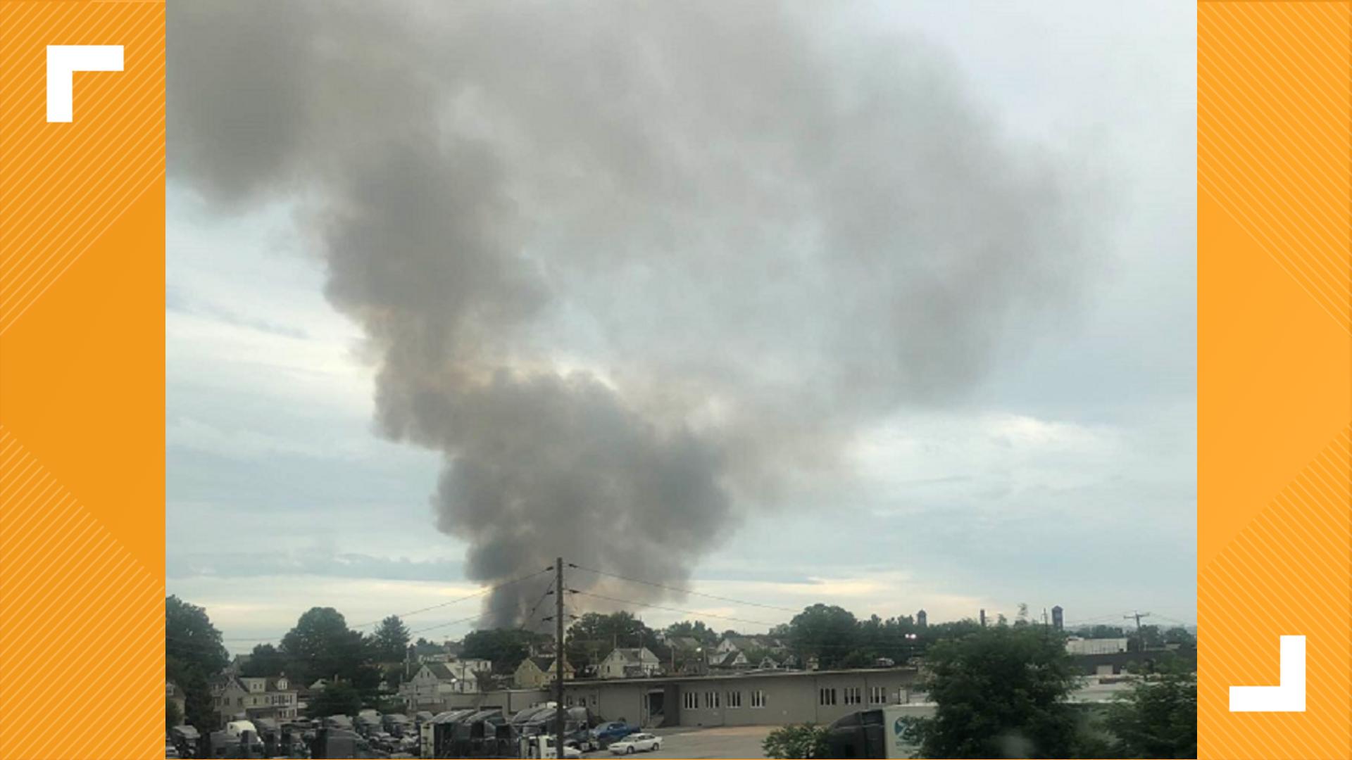 Massive fire reported in York County | fox43.com