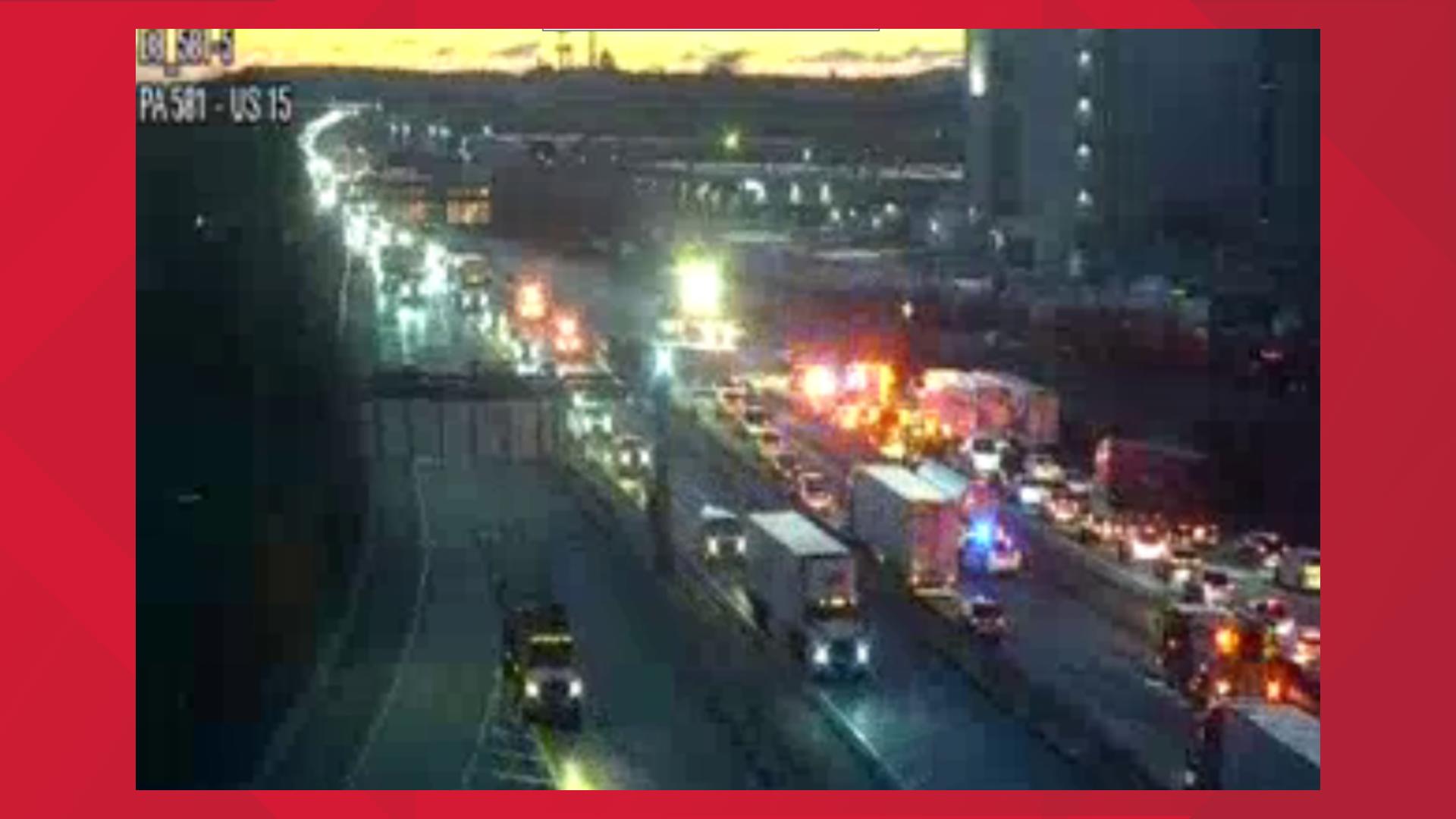PA 581 eastbound in Cumberland closed after crash | fox43.com