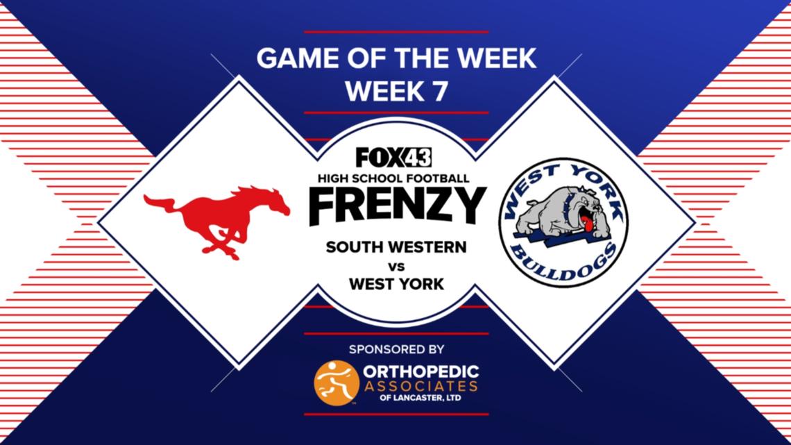 South Western visits West York in the Football Frenzy Game of the Week | fox43.com