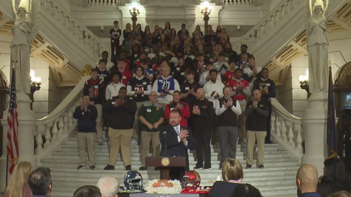 Big 33 Football Classic kicks off 69th season at Pa. State Capitol ...