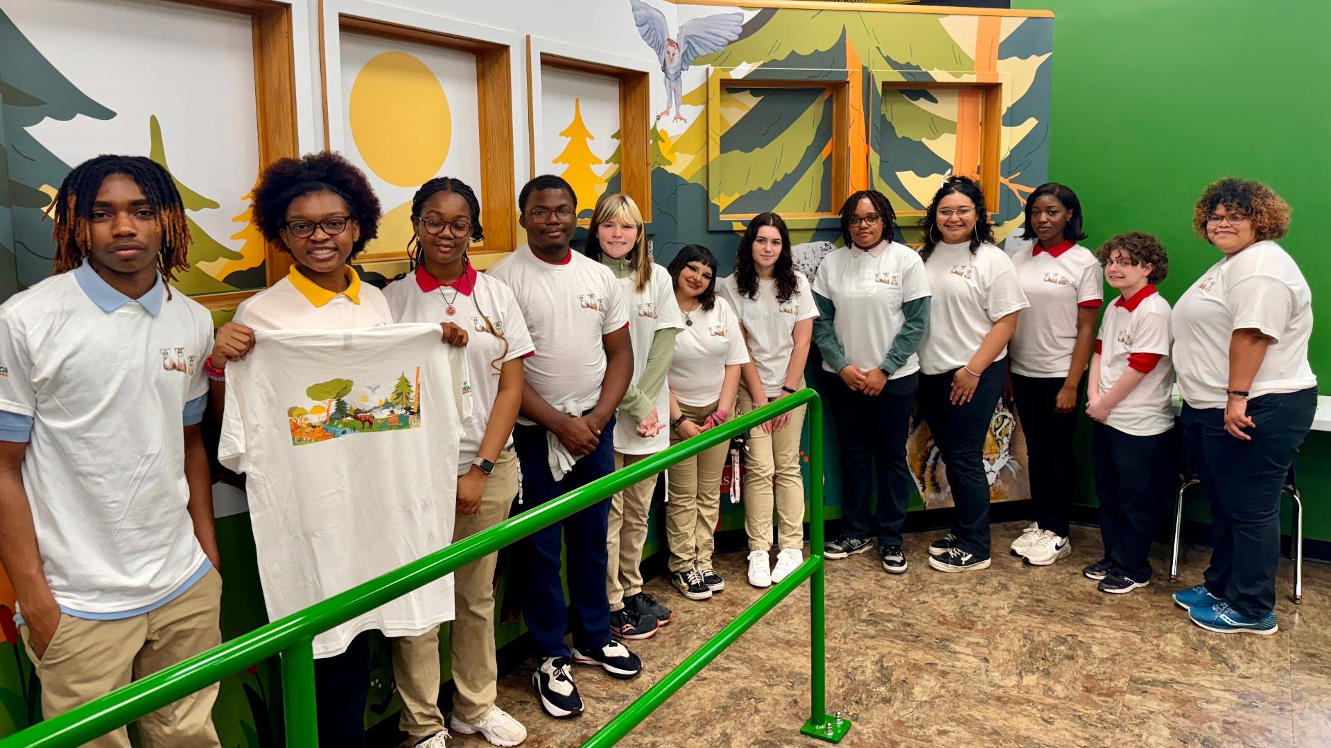 ZooAmerica officials unveil new mural | fox43.com