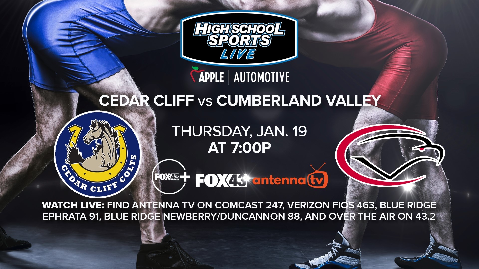 Cedar Cliff vs. Cumberland Valley | Central Pa. High School Wrestling ...