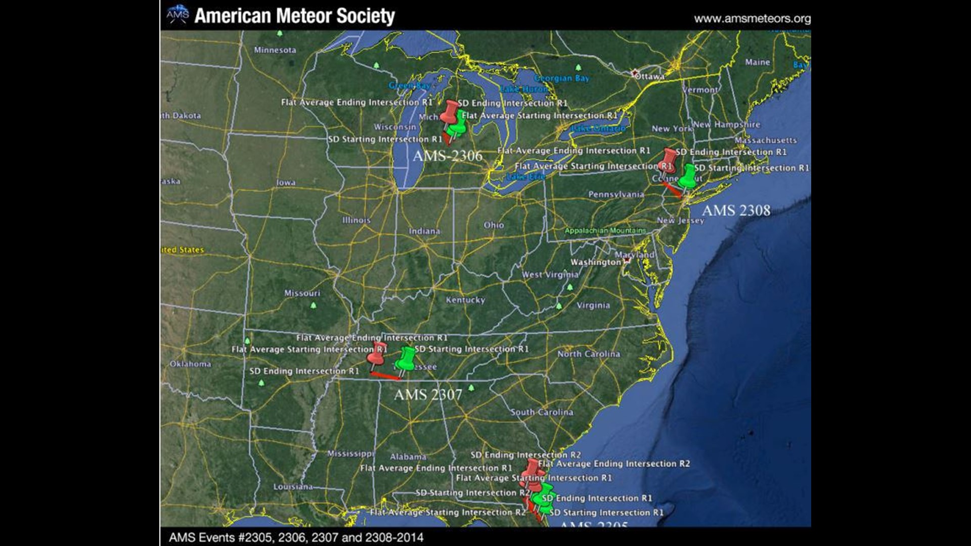 Four large fireballs reported across United States | fox43.com