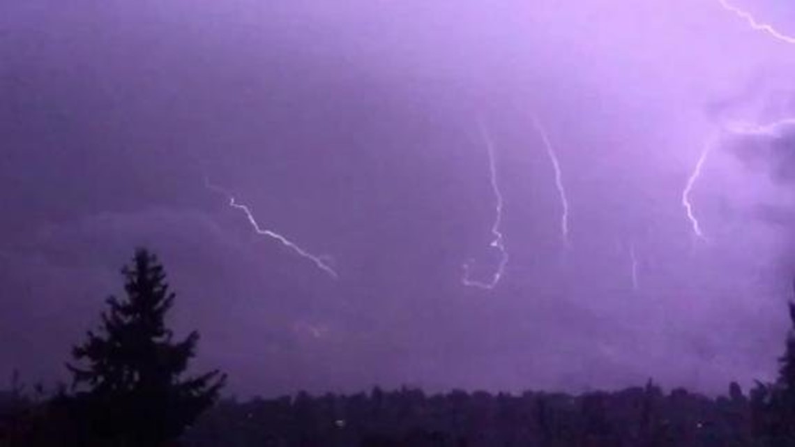 About 1,250 lightning strikes recorded in Washington within three hours ...