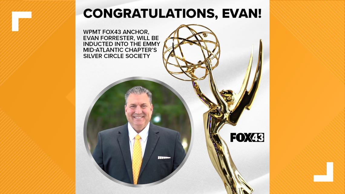 WPMT-FOX43's Evan Forrester to be inducted in Mid-Atlantic Emmys ...