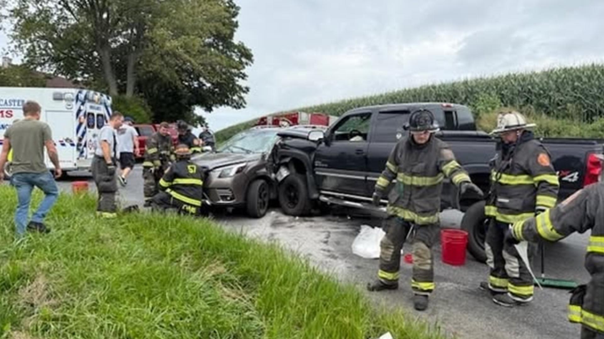 1 injured in Lancaster County crash | fox43.com