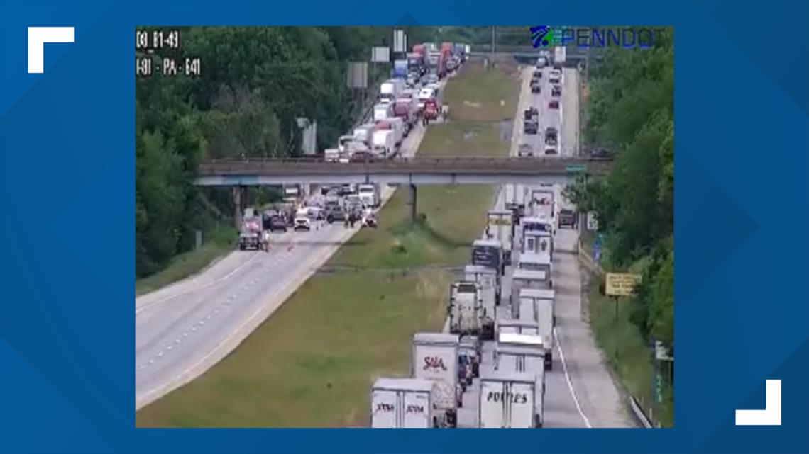 Crashes on Interstate 81 leave eight people hospitalized | fox43.com
