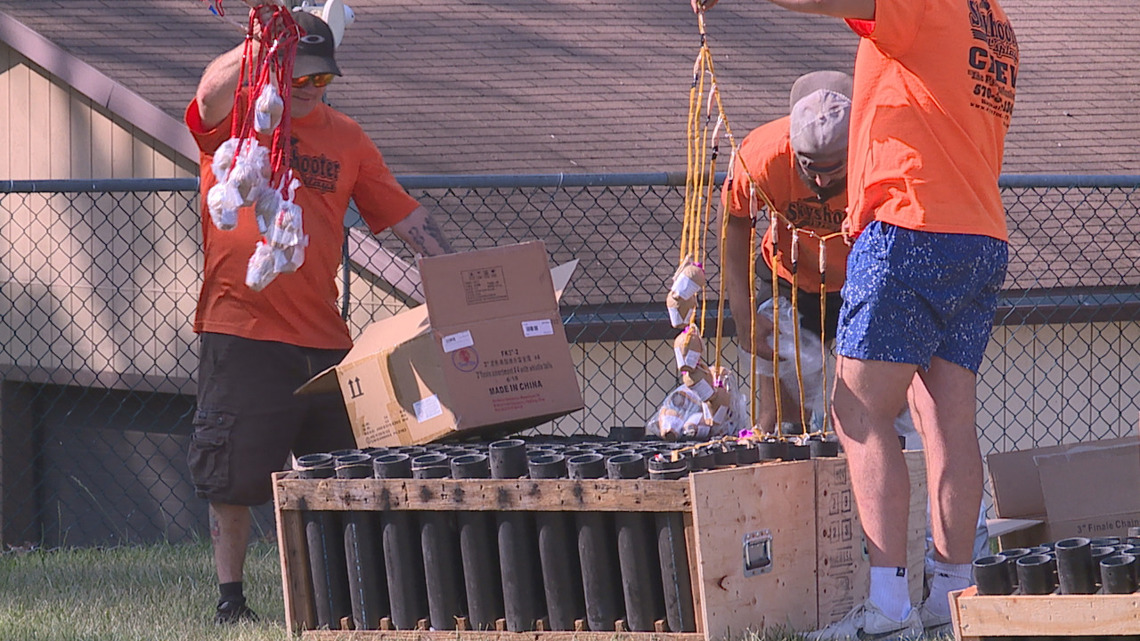 Shrewsbury Volunteer Fire Company launches annual firework show | fox43.com