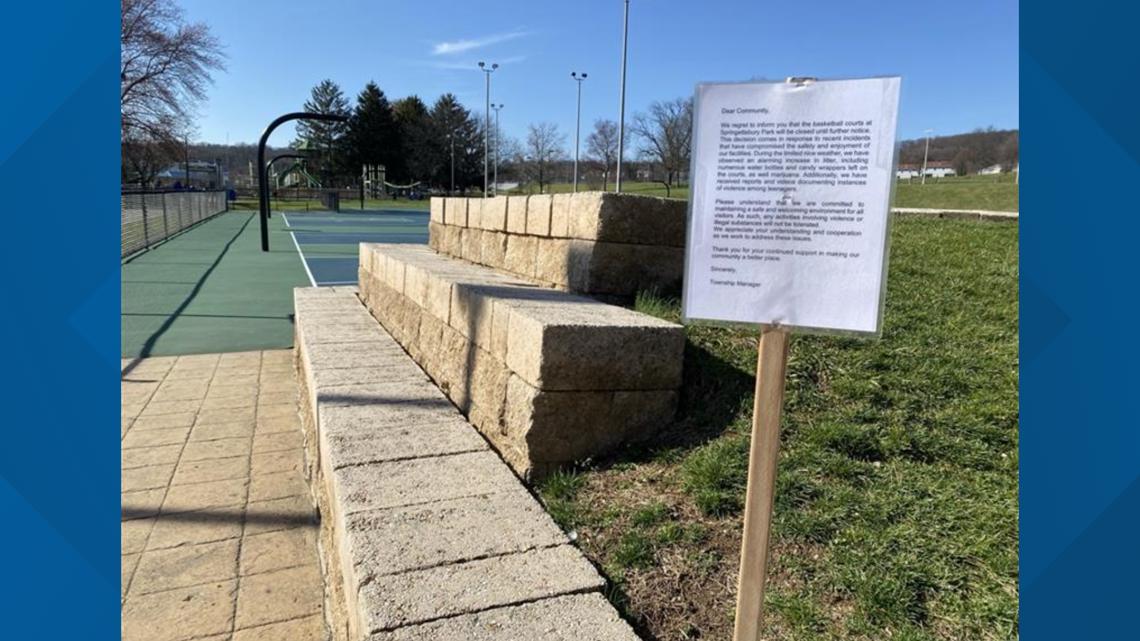 Springettsbury Township closes park basketball courts, visitors react ...