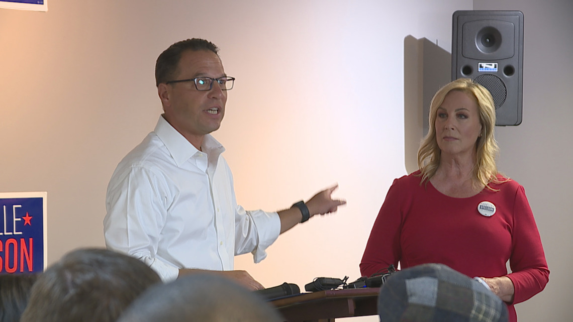 Gov. Shapiro joins Democratic congressional candidate Janelle Stelson ...