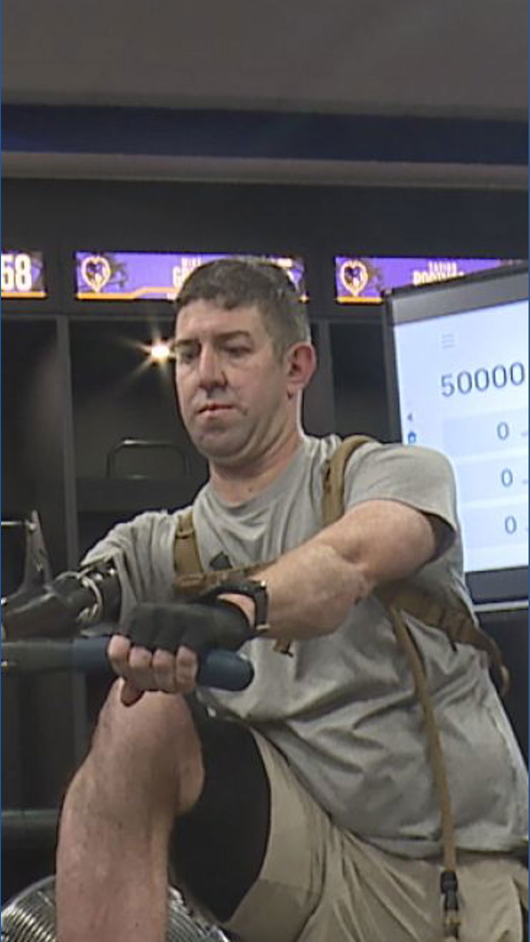 Former U.S. Army Captain and double amputee sets new indoor rowing ...