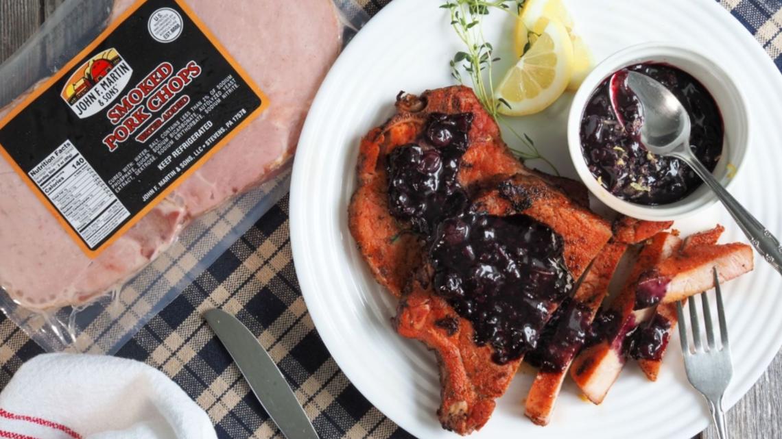 John F. Martin & Sons create sweet and spicy July 4th pork chops ...