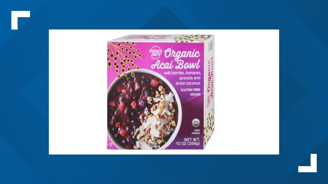 Trader Joe's recalls Organic Acai Bowls | fox43.com