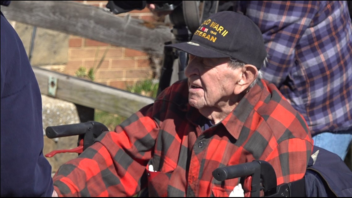 100-year-old man surprised by marching band on his birthday | fox43.com