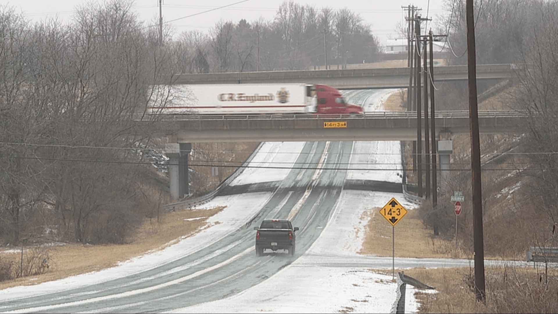 Icy roads pose severe danger, drivers urged to slow down | fox43.com