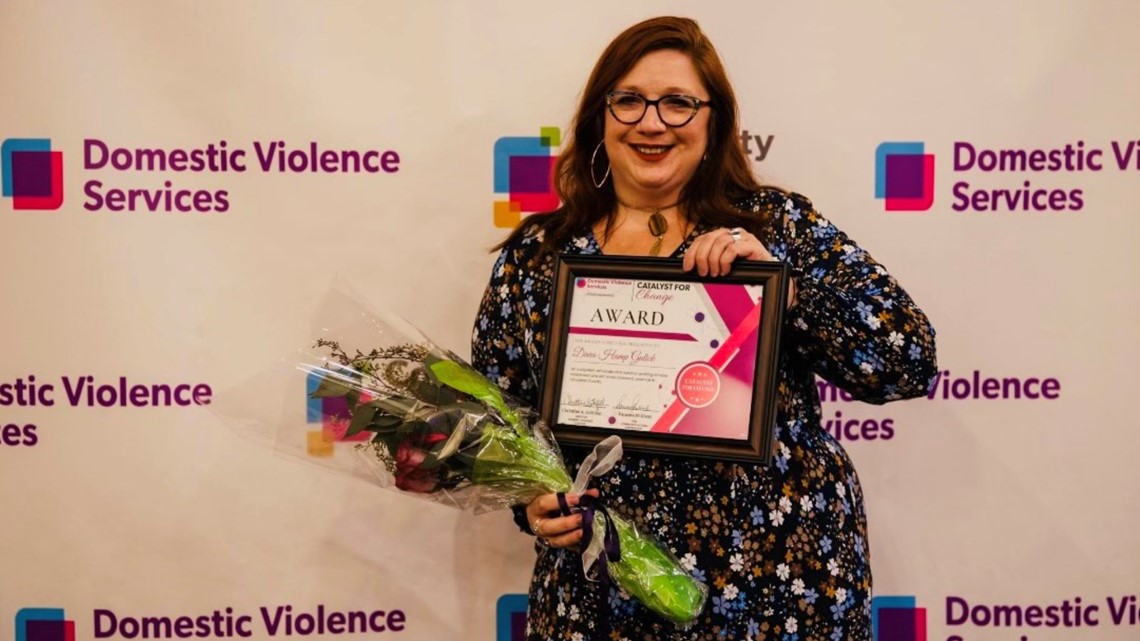 Domestic violence survivor shares her story and subsequent work with ...