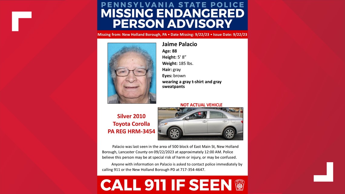 Police locate missing, endangered Lancaster County person | fox43.com