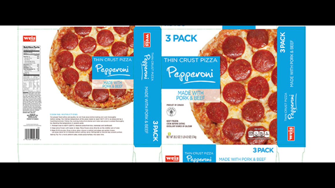 Recall: Weis pizza recalled after it was not properly inspected | fox43.com